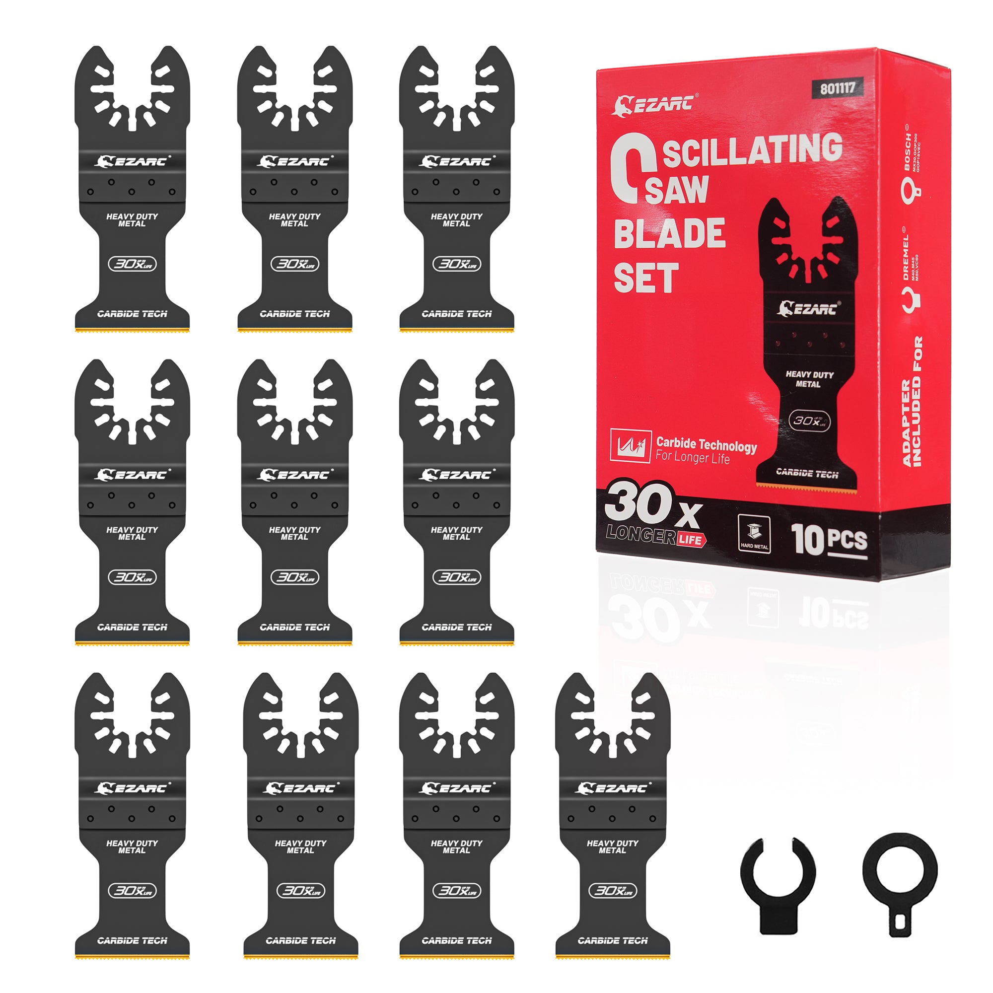 OSCILLATING MULTI TOOL BLADES/1-3/8 in. Carbide Oscillating Blade For ...