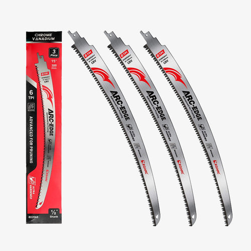 6TPI, 12/15 in. Japanese Teeth Reciprocating Saw Blade, Arc Edge Wood ...