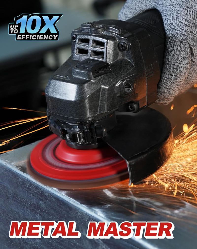 4-1/2 In. Integrated Hub Ceramic Grain Flap Sanding Disc For Stainless