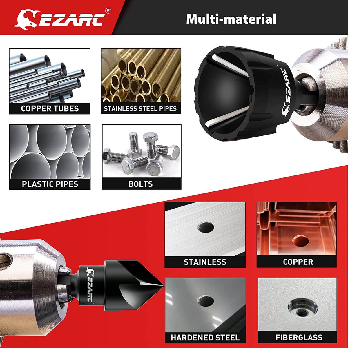 External Rotary Deburring Chamfer & Internal Countersink Chamfer Tool