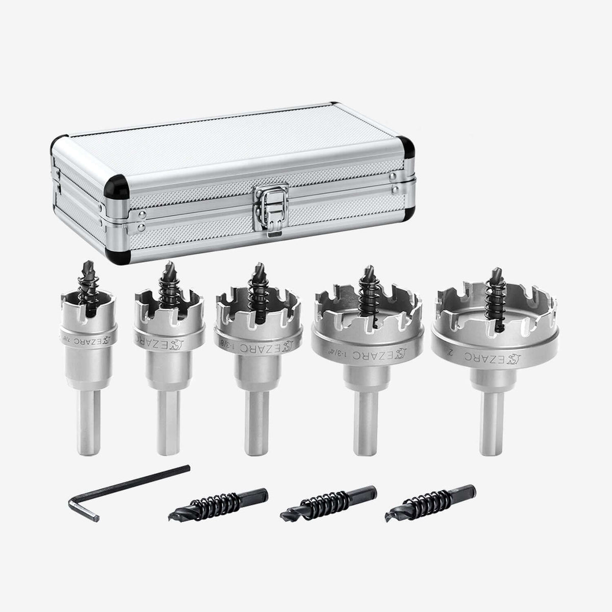 HOLE SAW/Carbide Hole Saw Cutter Set 6 Pieces for Stainless Steel/Hard ...