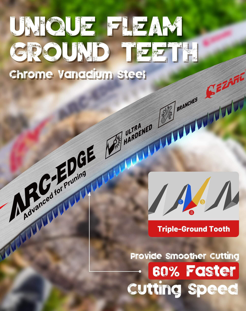 Japanese Teeth Reciprocating Saw Blade, Arc Edge Wood Pruning Saw ...