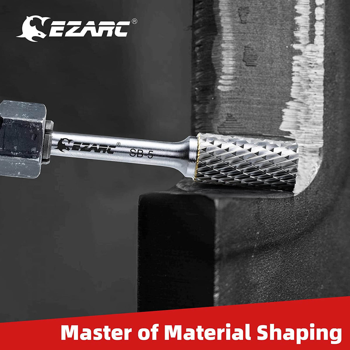 1/4" Shank Tungsten Carbide Rotary Burr Bit, Double Cut Carbide Burr ...