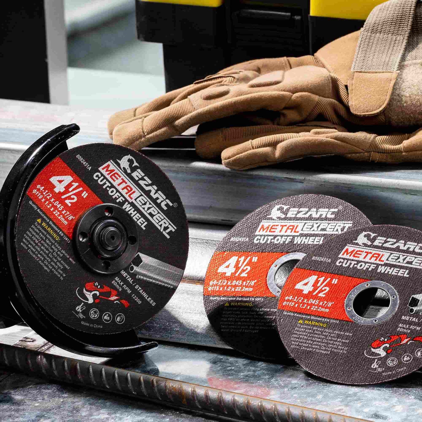 4.5/6 in. Metal Cut Off Disc For Metal and Stainless Steel | EZARC Tools