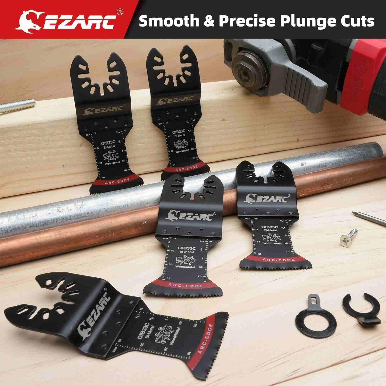 Arc Edge Bi-Mteal Oscillating Multitool Blades For General Purpose,OlB