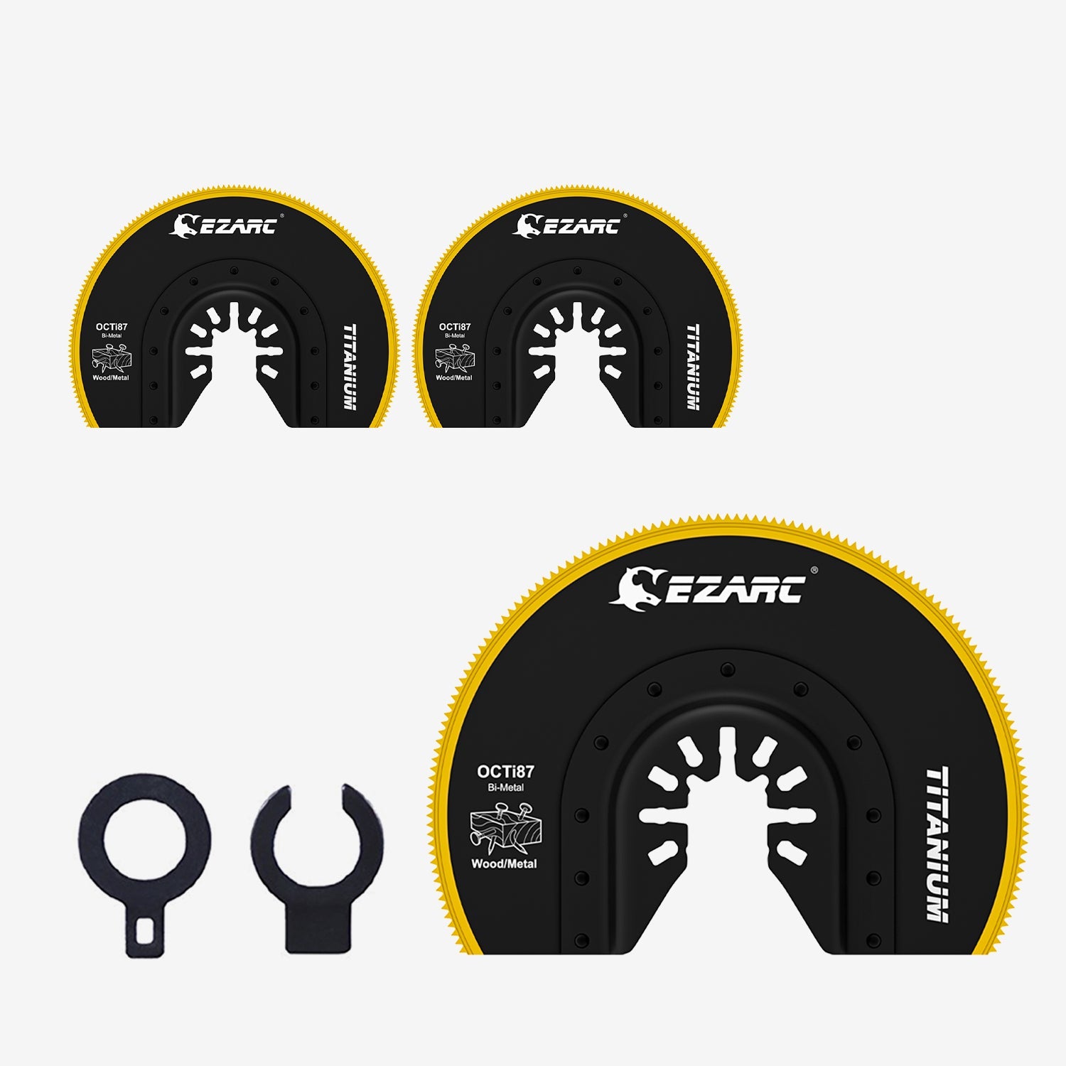 OSCILLATING MULTI TOOL BLADES/3-3/8 in. Semi CircleTitanium Oscillating ...