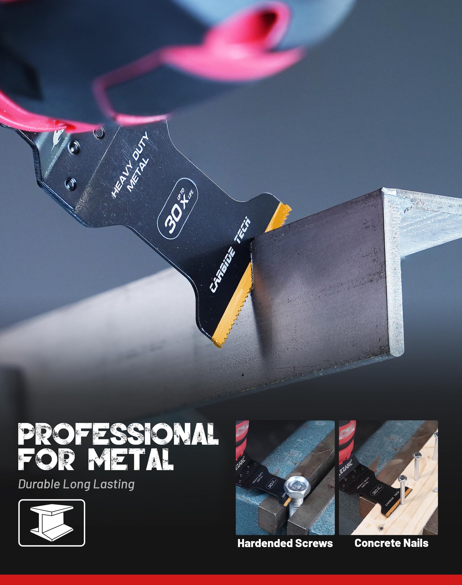 OSCILLATING MULTI TOOL BLADES/1-3/8 in. Carbide Oscillating Blade For ...