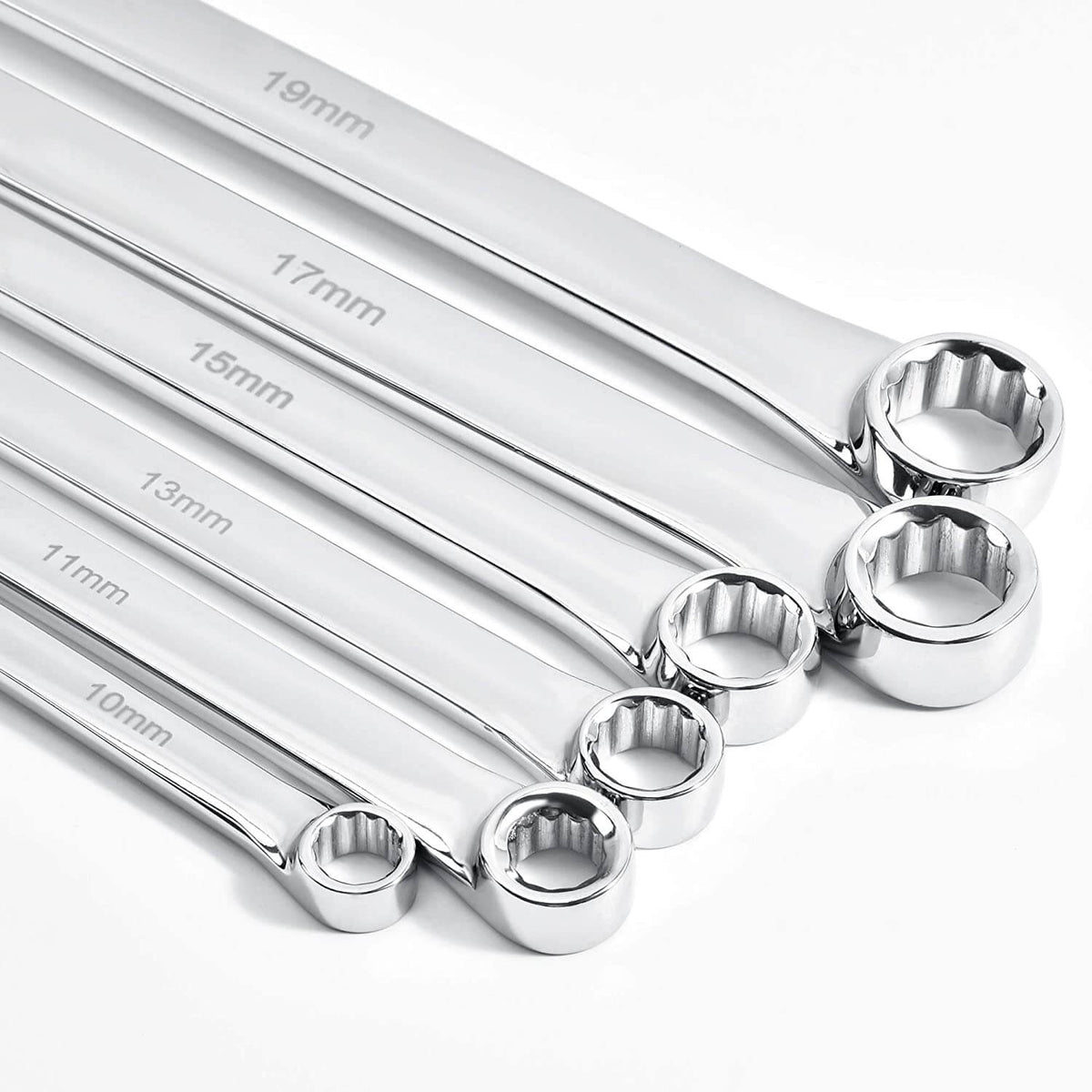 EZARC Extra Long Box End Wrench Set 6-Pack | Spanner Wrench | Box End ...